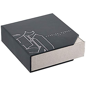 Charles-Hubert, Paris 3867-S Classic Collection Antiqued Finish Double Hunter Case Mechanical Pocket Watch