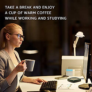 Coffee Mug Warmer for Desk, Coffee Cup Warmer with Auto Shut Off for Home Office, Smart Electric Warmer Plate for Warming Coffee, Milk and Tea (No Cup)