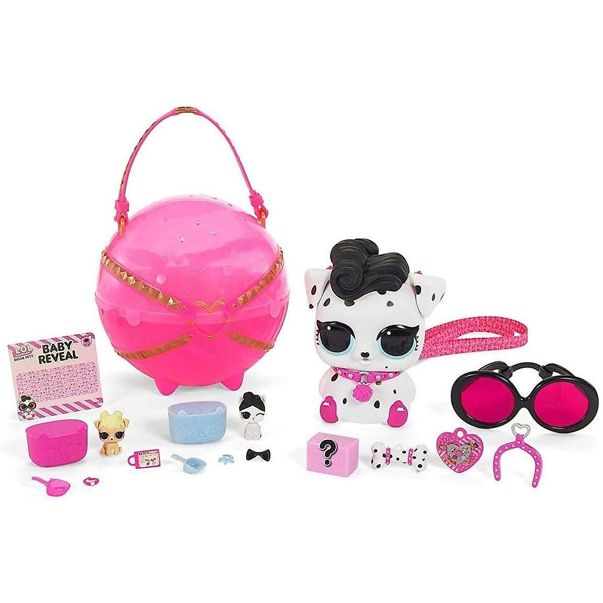 L.O.L. Surprise! Biggie Pet Dollmation with 15+ Surprises, Red, reg