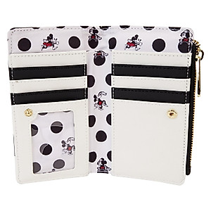Loungefly Minnie Rocks the Dots Classic Flap Wallet | Minnie Mouse Wallets Standard