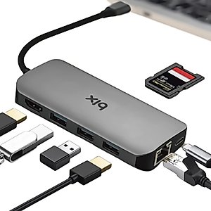 8 in 1 USB Type-C Multiport Dock USB Hub