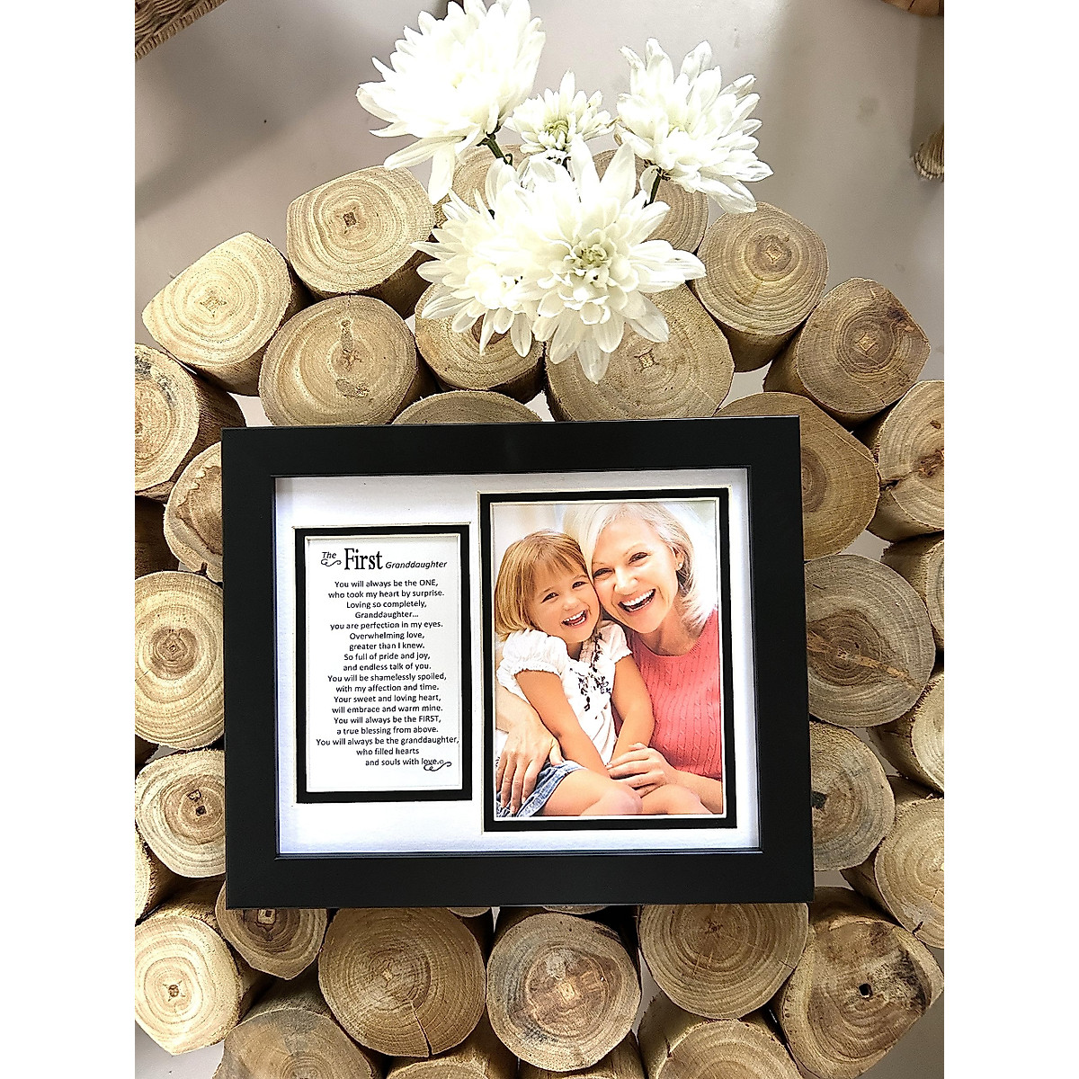 The Grandparent Gift Frame Wall Decor, First Granddaughter