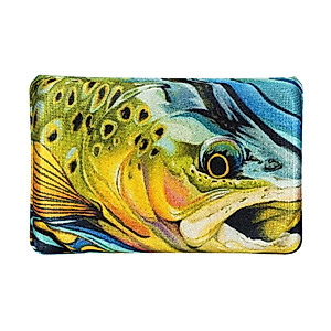 COLDWATER FLY FISHING - Light Weight Floating Designer Trout Picture Fly Box - Medium Vest Size