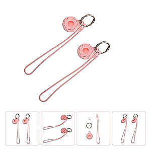 Hemobllo Lids 2PCS Anti- Scratch Cover Silicone Lint Shell Compatible for AirTag Covers