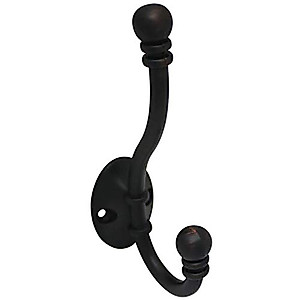 Cosmas 10 Pack 36267ORB Oil Rubbed Bronze Heavy Duty Coat & Hat Hook