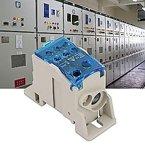 Liccx 125A Block Distribution Box£¬Din Rail Terminal Block Distribution Box£¬Electric Wire Connector Universal Power Junction Box£¬for Power Distribution cabinets, Distribution Boxes