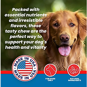 Sparktek Digestive Probiotic Health for Dog Relief Soft Fiber Chews with Pumpkin Psyllum Husk Beet Pulp Developed to Support The Digestive System and Sac Gland Function for Normal Bowel Movement