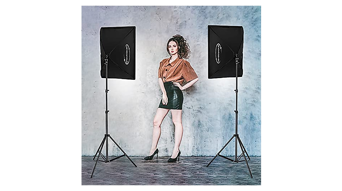ShowMaven Softbox Lighting Kit for Studio & Portrait Photography