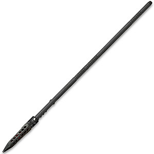 M48 Cardinal Sin Cyclone Spear with Vortec Sheath – Cast Stainless Steel Blade with Three Spiral Cutting Edges, Reinforced Nylon Handle, Tough Spear Designed to Handle Anything - 45 1/2" Overall