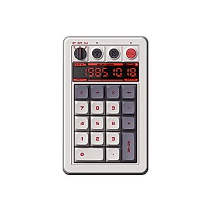 8Bitdo 18 Keys Retro Mechanical Numpad, Supports PC Numpad & Standard Calculator Mode, Hot-swappable, PC Calculator Shortcut Button, Bluetooth/2.4G/Wired Numpad for Windows and Android - N Edition