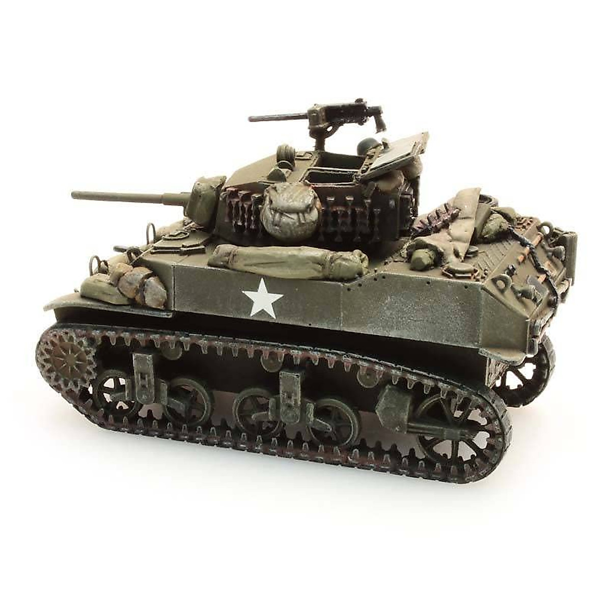 FloZ ARTITEC M5A1 Stuart Light Tank Stowage 1 1/87 Scale Finished Model Tank (387.79-S1)