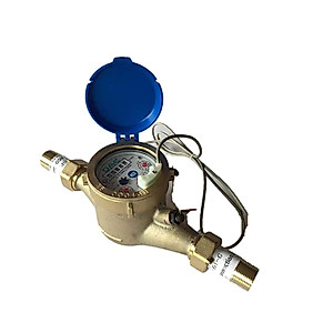 DAE MJ-75 Non Lead Potable Water Meter, 3/4" NPT Couplings, Pulse Output, Gallon