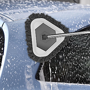 Residential Microfiber Chenille Mop | Microfiber Mops for Floor Cleaning - Triangle Dust Mop, Wet or Dry Floor Cleaning, Washable Chenille Pad Shenyang