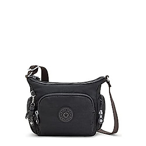 Kipling Women's Gabbie Mini Crossbody, Lightweight Everyday Purse, Casual Shoulder Bag, Black Noir