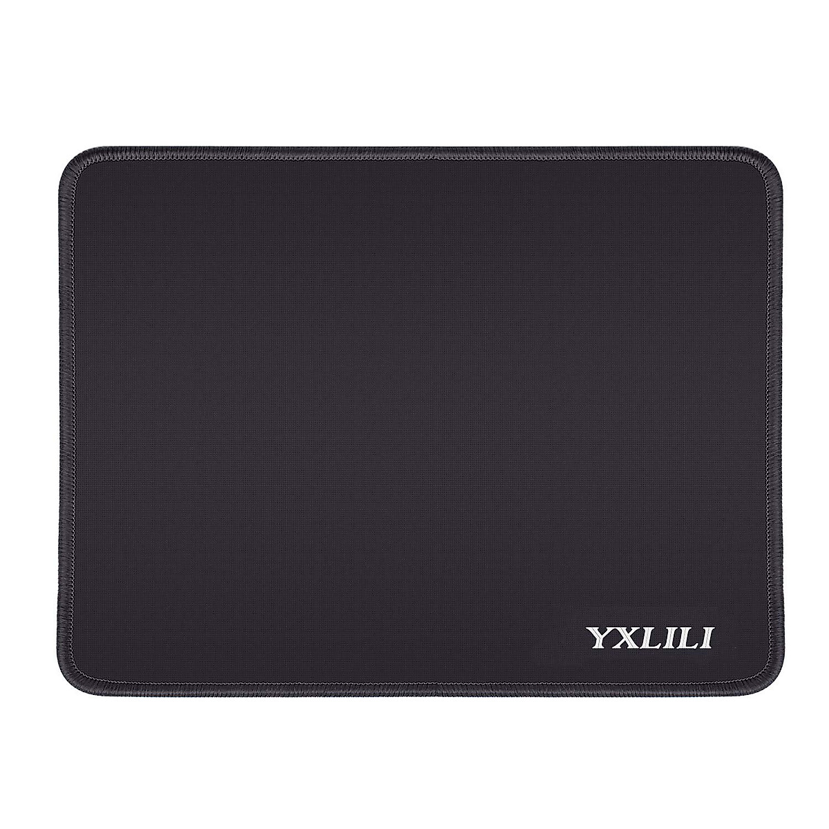 YXLILI Mouse Pad 10.6x8.3x0.12 Inch Gaming Mouse Pads Mouse Mat for Wireless Computer Mouse with Stitched Edges, Non-Slip Rubber Base, Water Resistant Mousepads for Office Home Gaming-Black