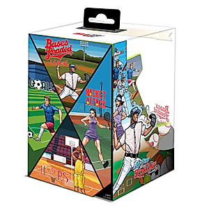 My Arcade All Star Stadium Pico Player- Fully Playable Portable Tiny Arcade Machine with 107 Retro Games, Toys for Kids, 2" Screen, Green, Small (DGUNL-4120)