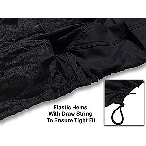 Weatherproof Snowmobile Cover Compatible with 2003 Ski-doo Mach Z Tech Plus 800 RER - Outdoor & Indoor - Water, Snow, Sun - Built-in Securing Straps - Trailerable - Free Storage Bag