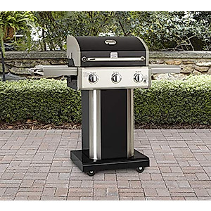 Kenmore 3 Burner Outdoor Patio Gas BBQ Propane Grill in, Black