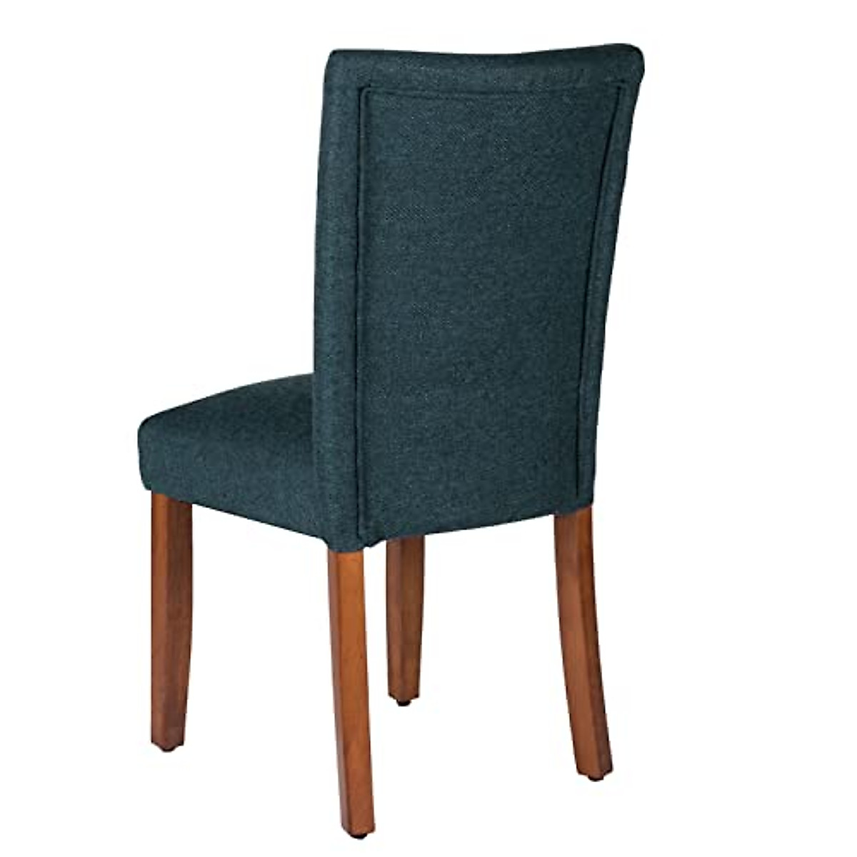 HomePop Parsons Classic Upholstered Accent Dining Chair, Set of 2, Navy