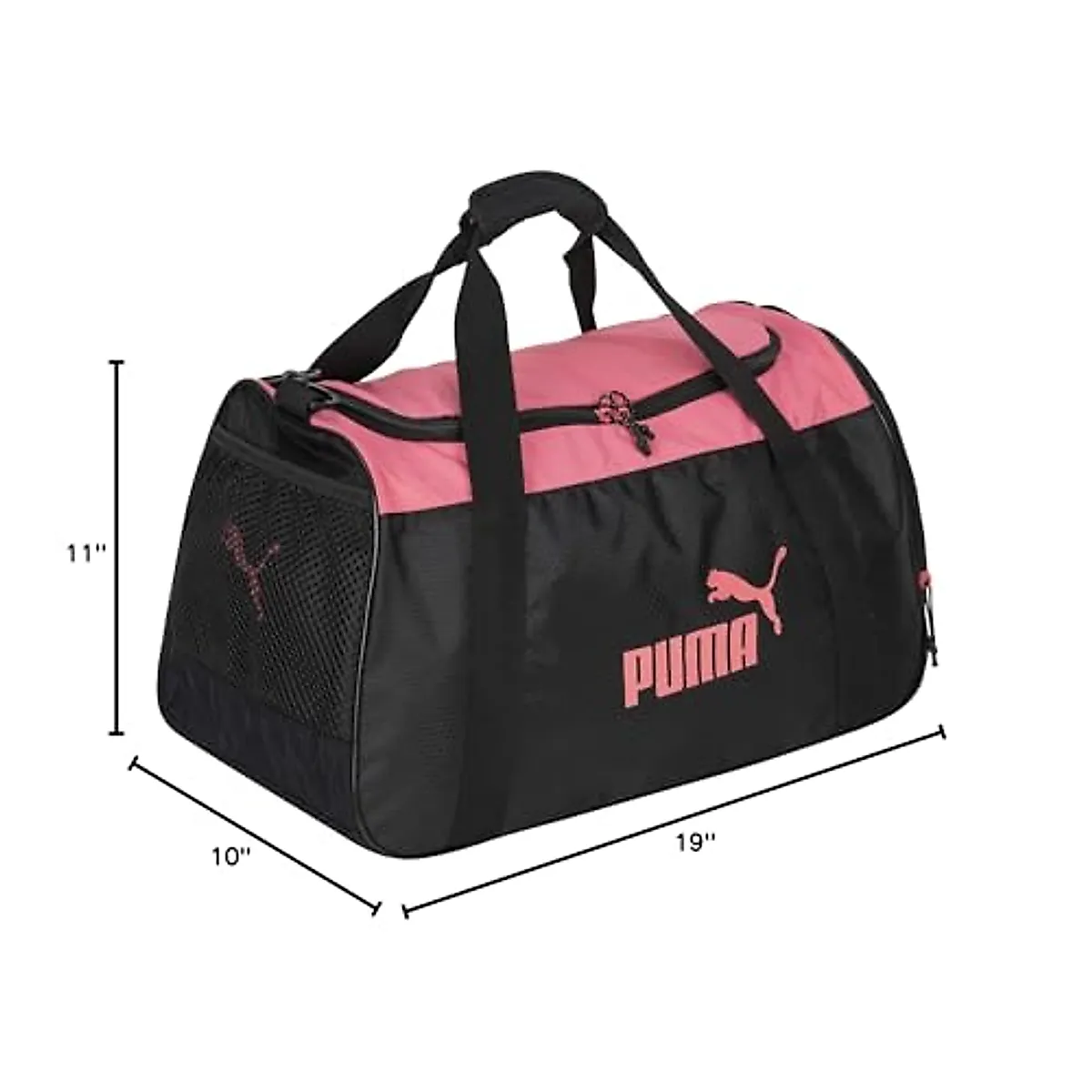 PUMA womens Evercat No. 1 Logo Duffel Bags, Black Combo, One Size US