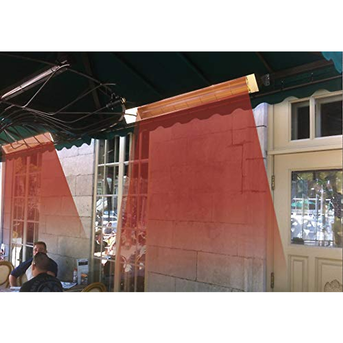 Fostoria TPI Corporation, OCH-46-120V-CE, OCH Quartz Tube Electric Indoor/Outdoor Infrared Heater, 48in lg., Steel, 120 Volts, 1500-Watts, Includes Cord and Plug, Powder Coated Brown,46" x 6" x 6.5"