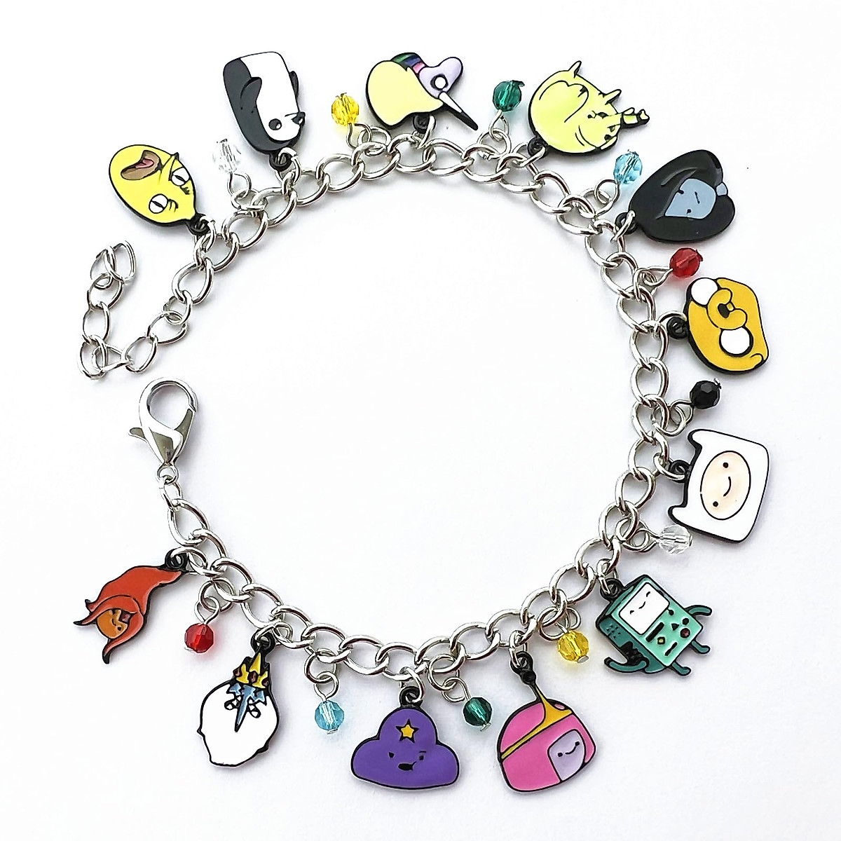 DreamWater Anime Cartoon Metal Charm Bracelet Gifts for Woman