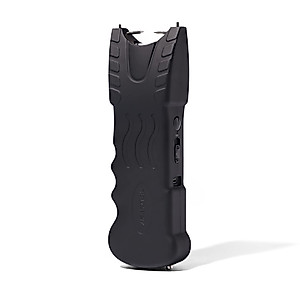 VIPERTEK Stun Gun with Safety Disable Pin LED Flashlight, Black