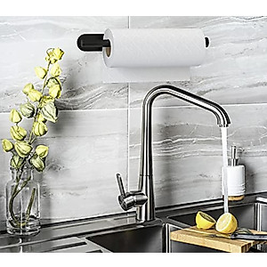 Paper Towel Holder, Paper Towel Rolls Holder, Kitchen Paper Towel Holder, with Expandable, extendable Rack - fits All Standard-Sized Paper Towel Rolls