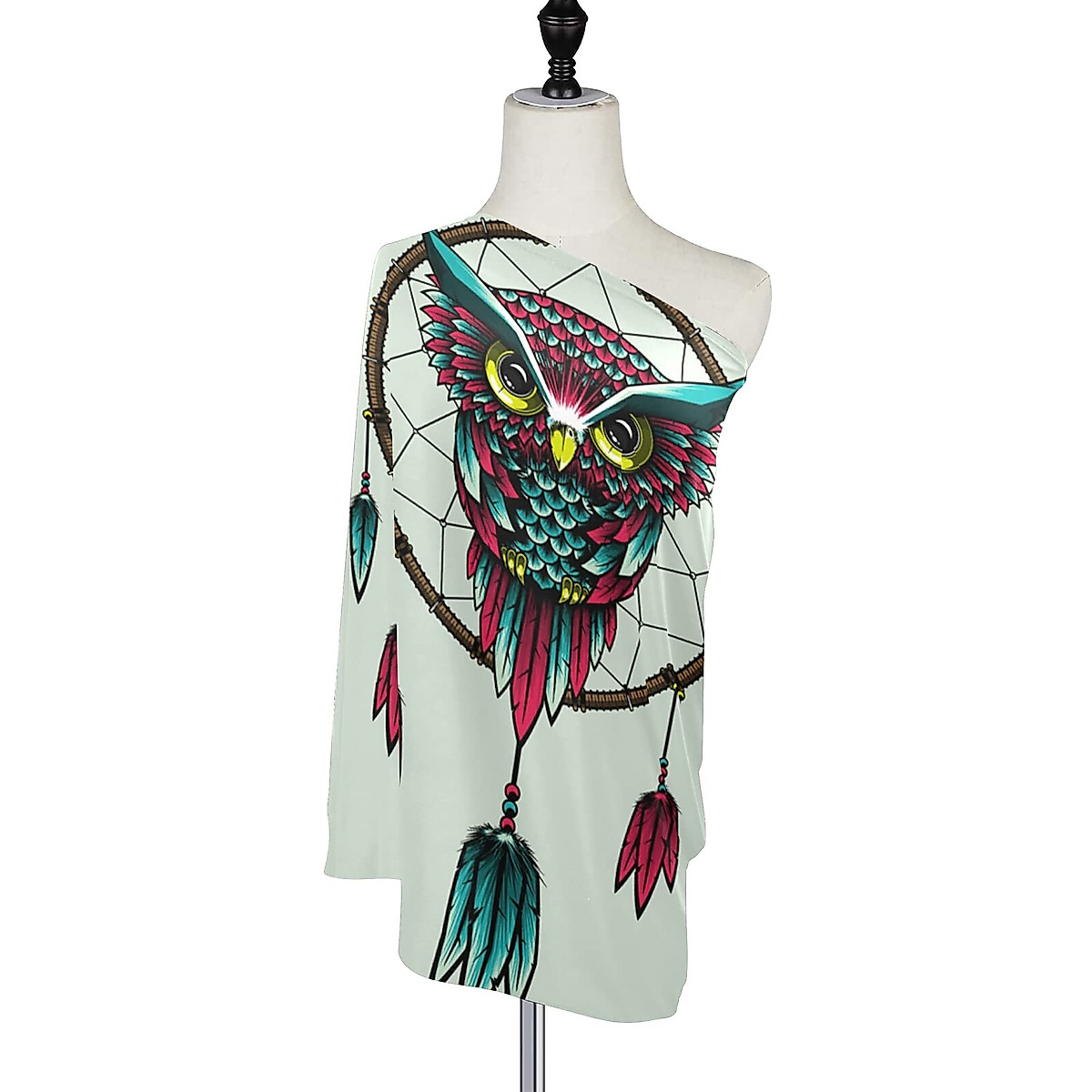 Nursing Cover Breastfeeding Scarf Dream Catchers Owl- Baby Car Seat Covers, Infant Stroller Cover, Carseat Canopy (w)