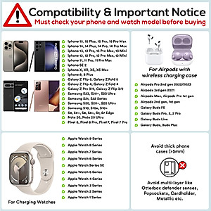 Apple 4 in 1 Wireless Charging Station for iPhone 15/15 Pro Max/15 Plus iPhone 14/13/12/11 Series, Air Pods Pro, Watch Charging for iWatch Series 9/8/7/6/SE, with Adapter & iWatch Charging Cable