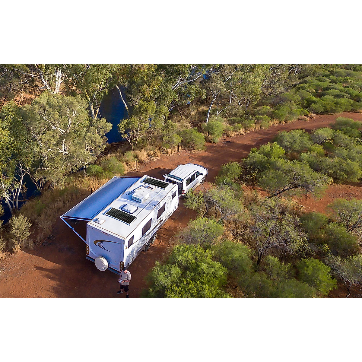 Nature Power 50201 200 Watt Crystalline Complete Solar Panel Kit Black