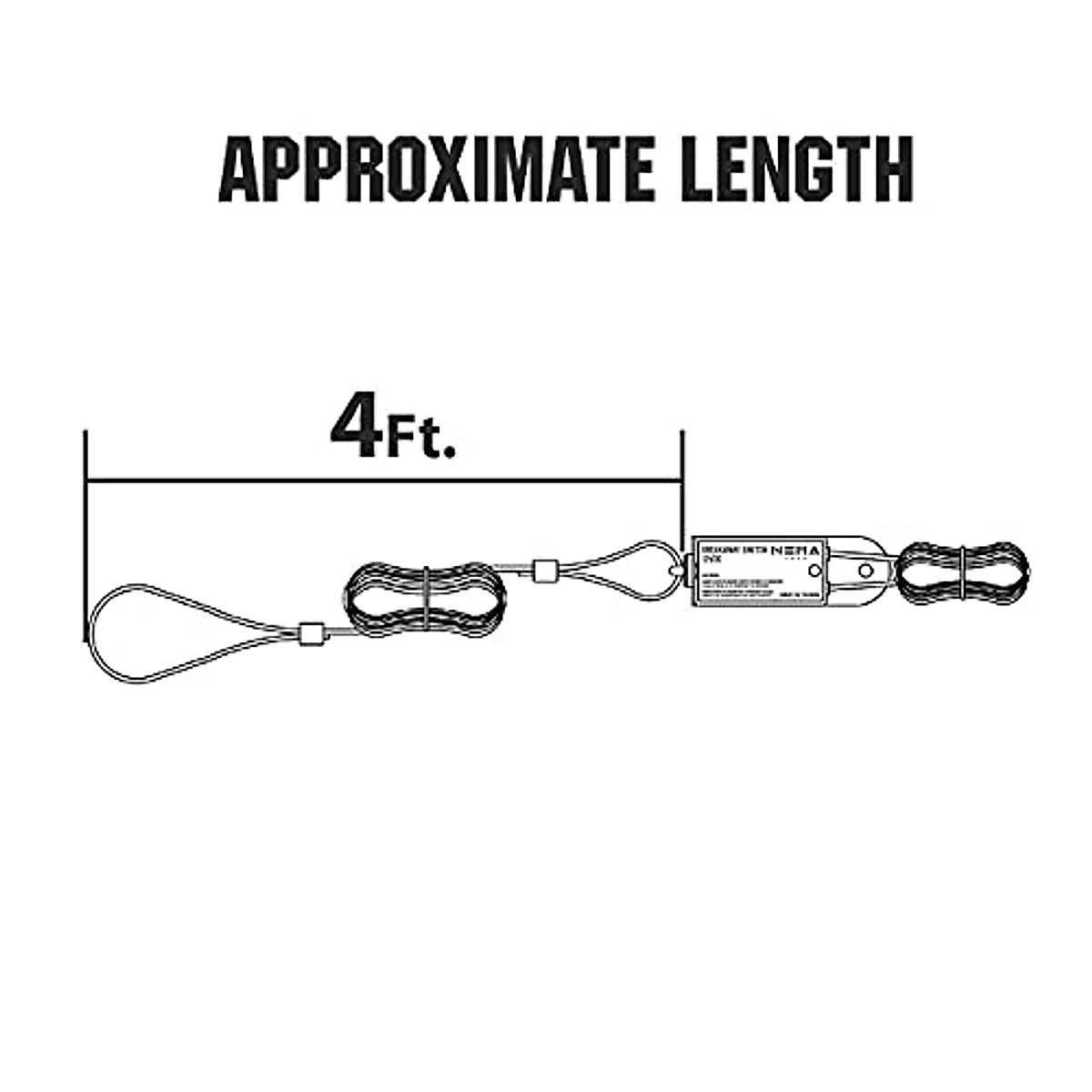 NemaTech RV Trailer Breakaway Tow Switch w/ 4ft Lanyard & Pin