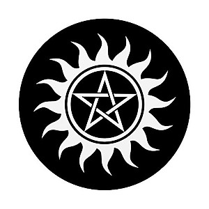 Anti Possession Pentagram Symbol PopSockets PopGrip: Swappable Grip for Phones & Tablets