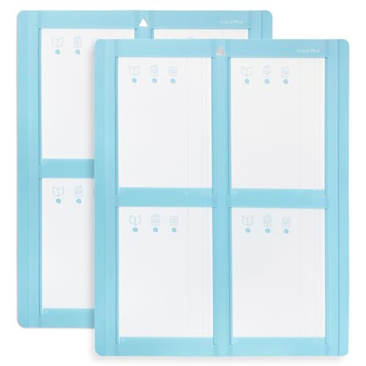 ReArt Card mat 2 x 2, 13×16.25 Inch 2 Mats, Reusable Card Mat with Clear Protective Film, Customize Cards Quickly (For Maker & Explore)