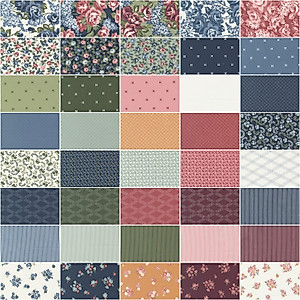 Sunnyside Charm Pack by Camille Roskelley; 42-5" Precut Fabric Quilt Squares