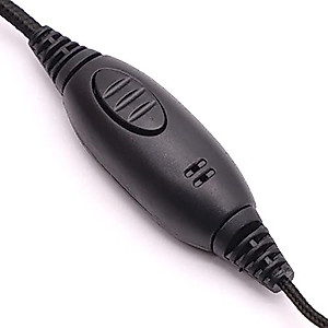 2-Pack G Shape Radio Earpiece Replacement for Motorola Model T200 T260 T265 T280 T400 T402 T460 T465 T480 T500 T600 T800 T270 T280 T289 T4000 T6300 T7400 T8000 T8500 Walkie Talkie Earhook Headset