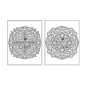 125 Mandalas: An Adult Coloring Book Featuring 125 of the World’s Most Beautiful Mandalas for Stress Relief and Relaxation (Mandala Coloring Books)