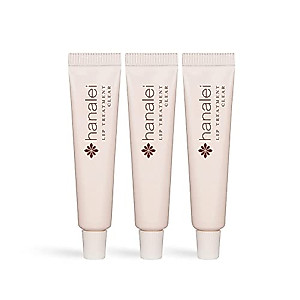 Cruelty-Free and Paraben-Free Lip Treatment to Soothe Dry Lips by Hanalei – Made with Kukui Oil, Shea Butter, Grapeseed Oil – Made in USA – Clear Travel-Size 3 Pack (5ml/5g/0.17oz x 3 tubes)