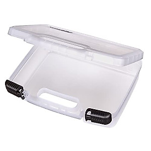 ArtBin Quick View Deep Base Carrying Case12inX3.25inX9.875in Translucent