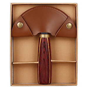 Leathercraft Round Knife Leather Working Knife for Leather Cutting Leather Knife Sheath Knife Leather Cutting Tool