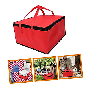 NOLITOY 2pcs Insulation Bags Storage Bag Shopping Non-woven Fabric Outdoor