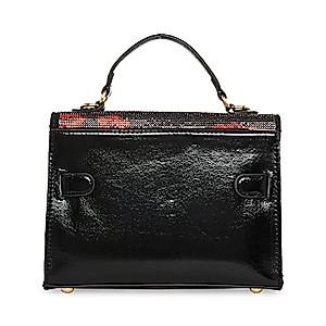 Betsey Johnson Glam Ma’am Top Handle Crossbody, Red