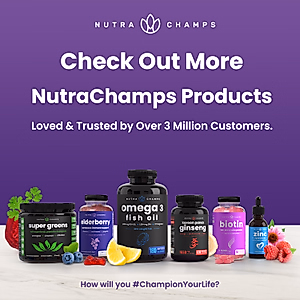 NutraChamps Sleep Gummies for Adults & Kids | Melatonin Gummies with Chamomile, Valerian & L Theanine | Safe & Effective for Kids & Adults | Vegan Childrens Melatonin 3mg, 1.5 mg, or 6mg