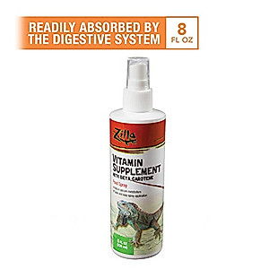 Zilla Vitamin Supplement Food Spray 8 Fluid Ounces