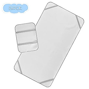 Lilies Flowers Floral Baby Bed Pad Mattress Pad Breathable Crib Mattress Protector for Standard Crib Toddler Bed Cover Cooling Mat Pads with Pillowcase for Kids Pets Toddler Baby 52"x28"