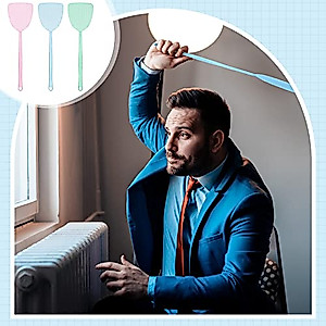 100 Pieces Fly Swatter Plastic Fly Swatters Heavy Duty Colorful Strong Flexible Manual Fly Swat Set Strong Durable Flexible Long Handle Manual Swat Flies and Mosquitoes Striking Fly Swatters Set