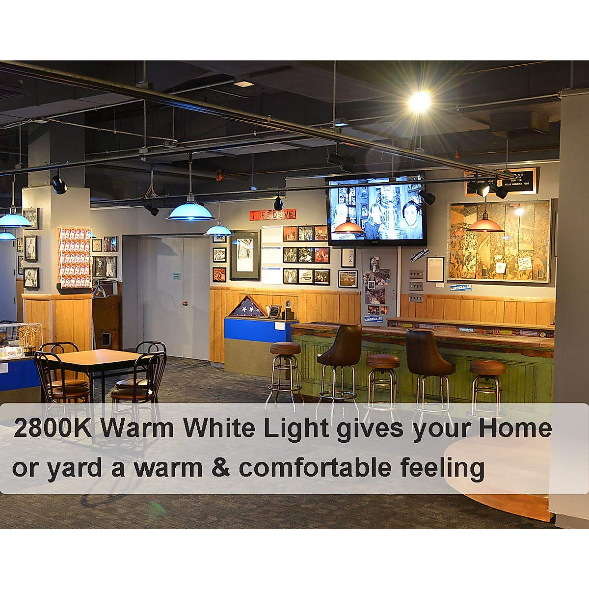 Vinaco PAR38 Flood Light，4 Pack PAR38 Halogen Flood Light Dimmable 70W 120V， High Brightness 800LM, PAR38 Bulb with E26 Base,2800K Warm White Ideal for Indoor/Outdoor