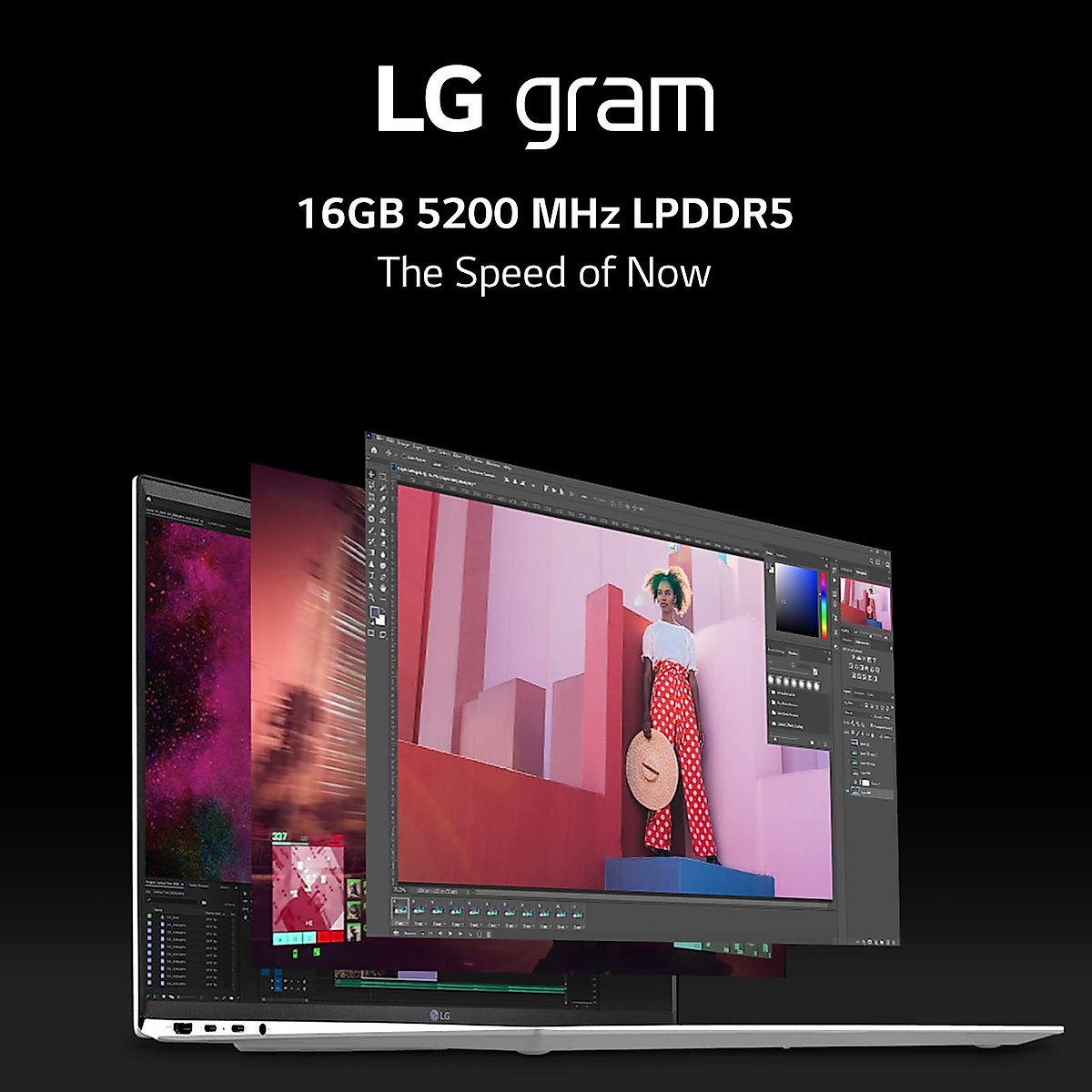 LG Gram (2022) 17Z90Q Ultra Lightweight Laptop, 17" (2560 x 1600) IPS Display, Intel Evo 12th Gen i5 1240P Processor, 16GB LPDDR5, 512GB NVMe SSD, WiFi 6E, Thunderbolt 4, Windows 11, Gray (Renewed)