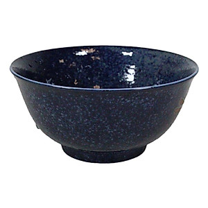 Ebros Gift Made in Japan Blue Tombo Dragonfly Design Ochawan Rice Soup Porcelain Bowls Set of 6 Home Decor Japanese Zen Fusion Asian Living Accent Housewarming Birthday Gifts Bowl Set