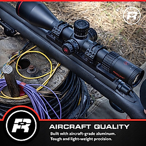 Red-Line Optics F4U Corsair II BATTLE TESTED IN ACTIVE COMBAT! 5-30x56 MRAD, FFP Illuminated Hunting, Tactical, Long-Range, Competition Scope Designed in America, Based in Washington State (Black Red)